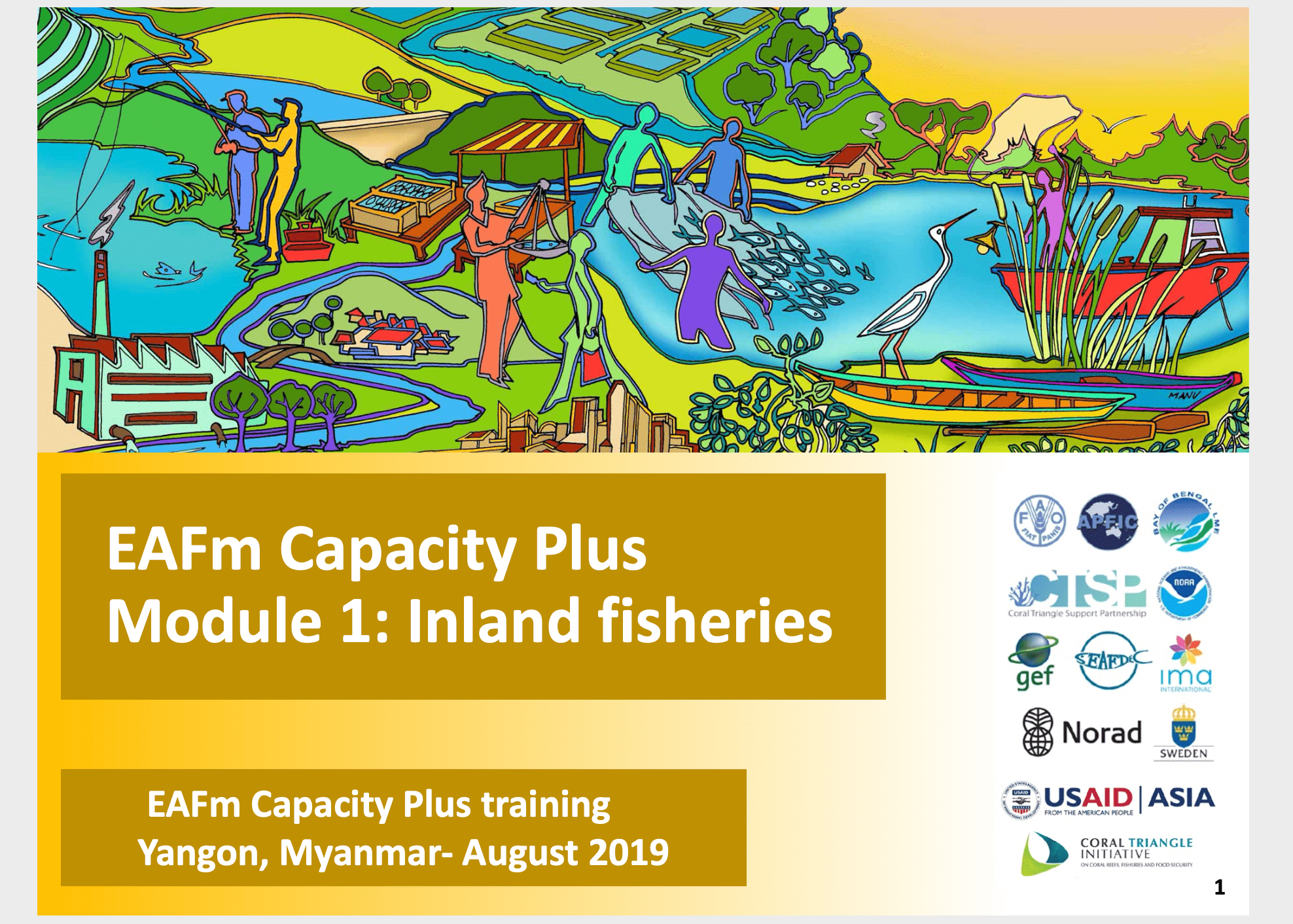 EAFM Capacity Plus Module 1 Inland | FishAdapt Project